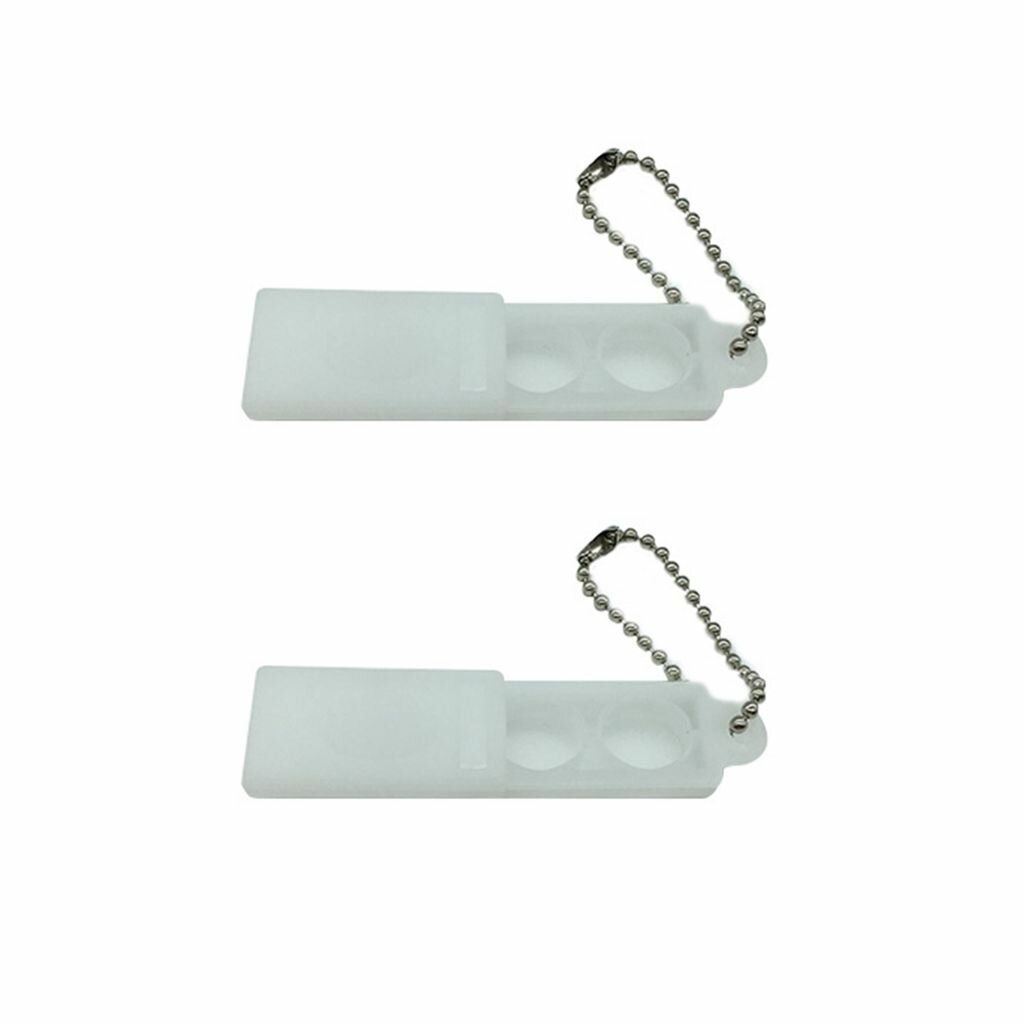 Специальный чехол-батарейка с кнопкой для переноски кохлеарного имплантата слухового аппарата-упаковка из 2 штук