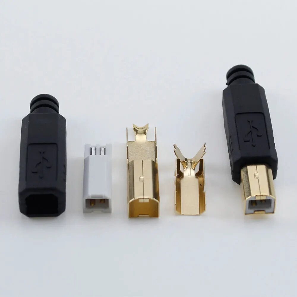 DIY USB 2.0 B Тип 4 Pin Штекерный порт принтера