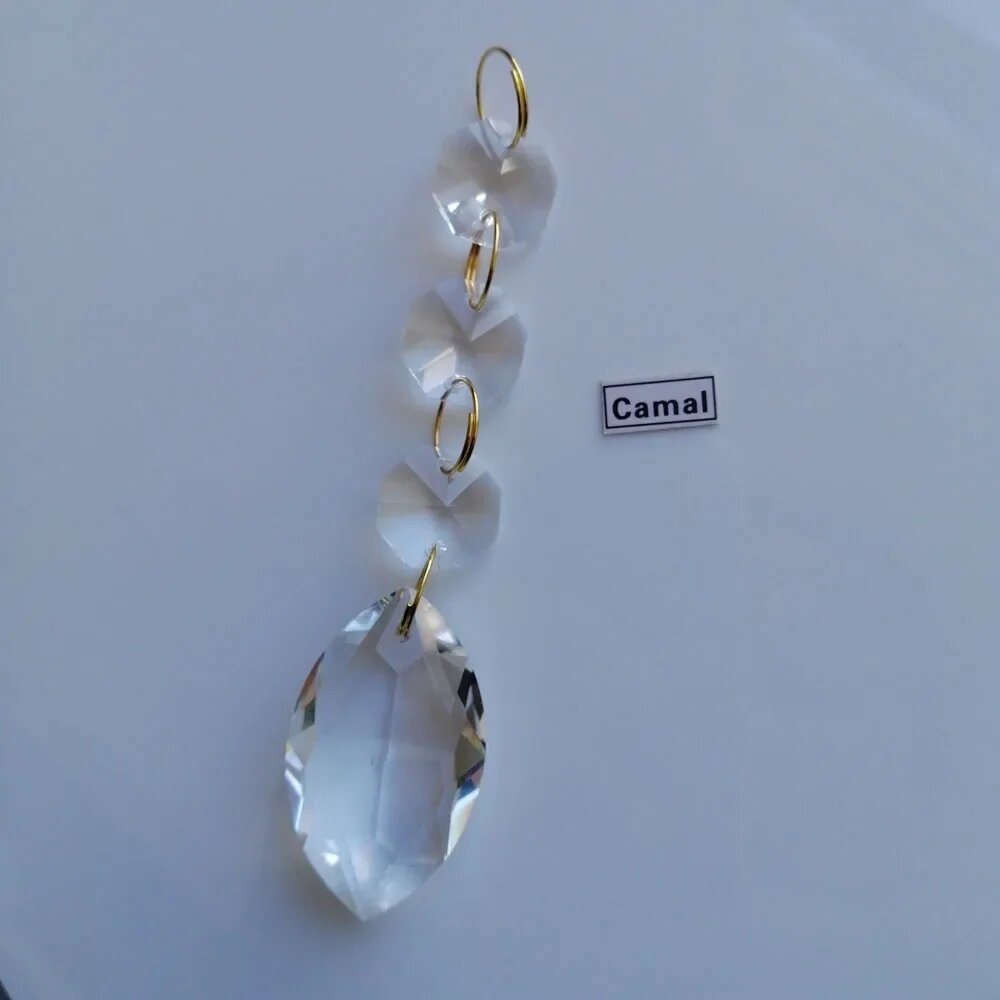 Хрустальные подвески Camal 2 шт. 38 мм Clear