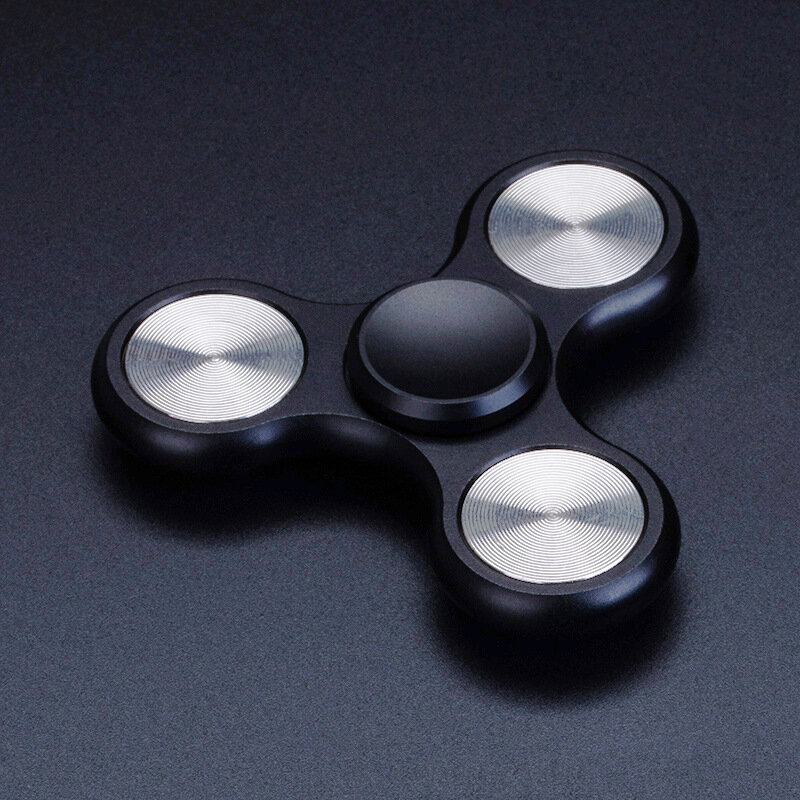 Новый фиджет-спиннер Leaker из металлического алюминиевого сплава, вращающийся спиннер для пальцев из нержавеющей стали, облегчение стресса для взрослых