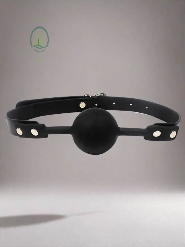 Шар-кляп, черный, Bavaglio БДСМ кляп в рот 18+