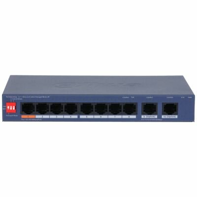 Коммутатор с облачным управлением DH-CS4010-8ET2GT-60 Dahua, 8-портовый PoE