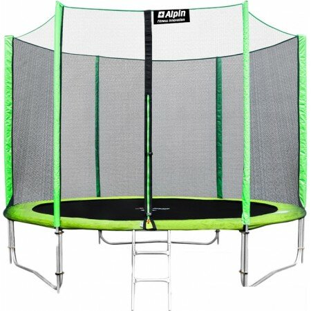 Батут Alpin 3.12 м с защитной сеткой и лестницей