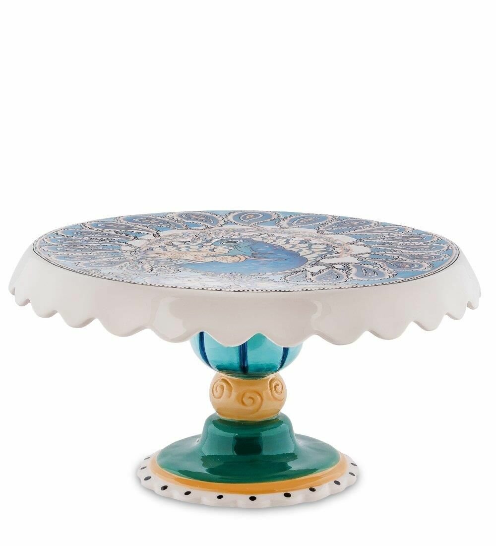 Тортовница Павлин A1895473 Blue Sky, Керамика