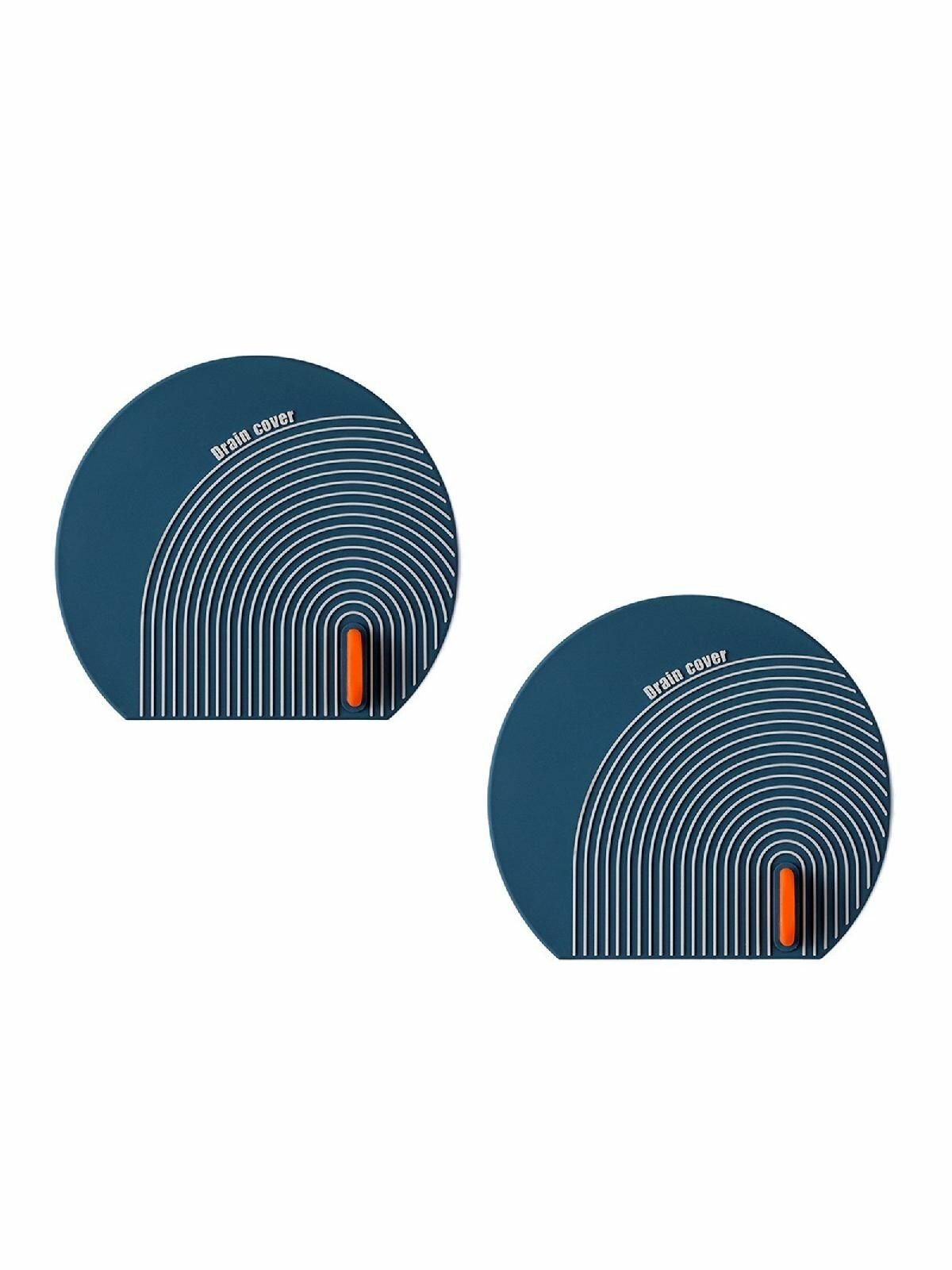 2 креативных напольных чехла для слива воды-темно-синий Lake Weiss