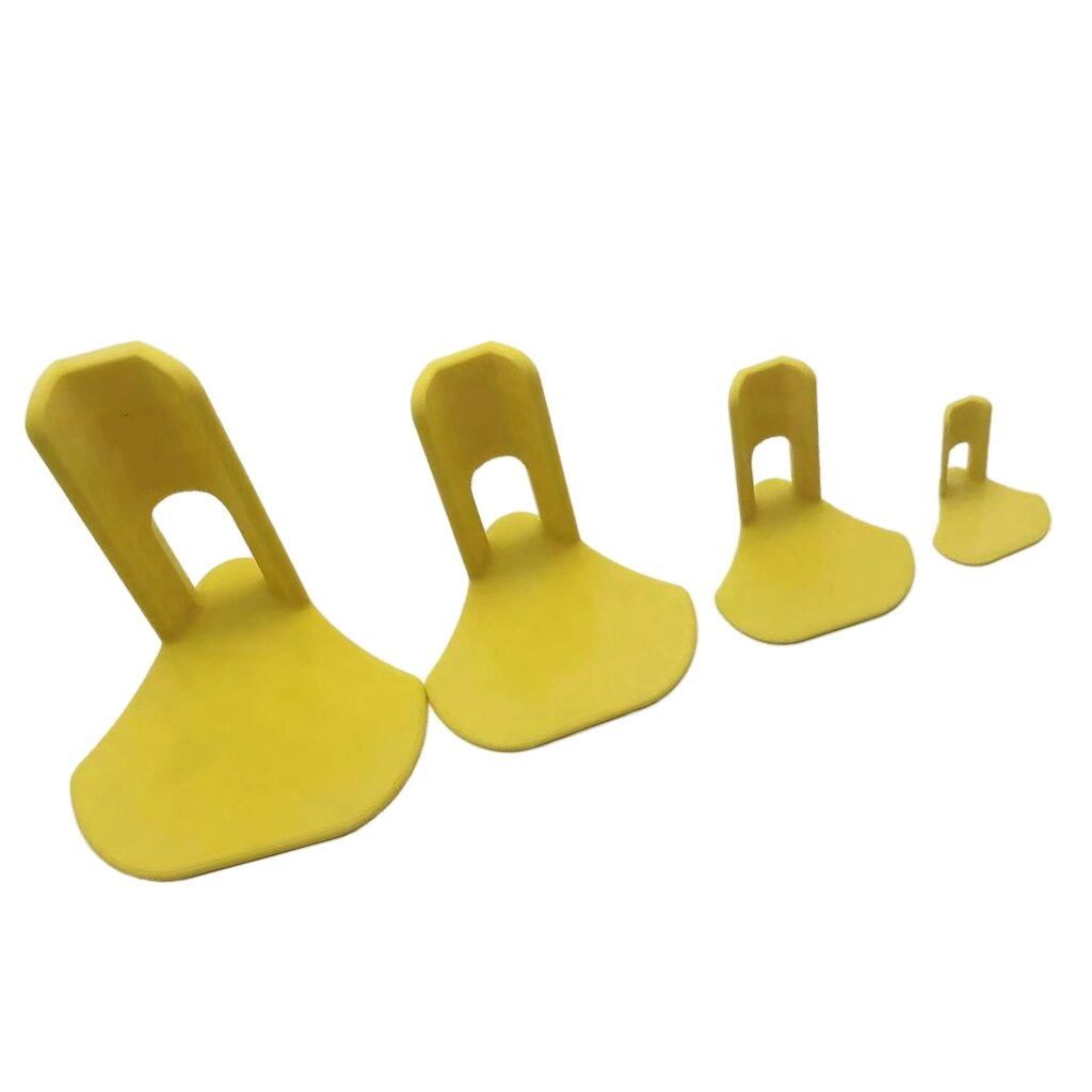 Набор из 4-х шин для куриных лапок Для травмированной птицы, Пластиковый Фиксатор для ног Для восстановления птицы, Простой в использовании аксессуар