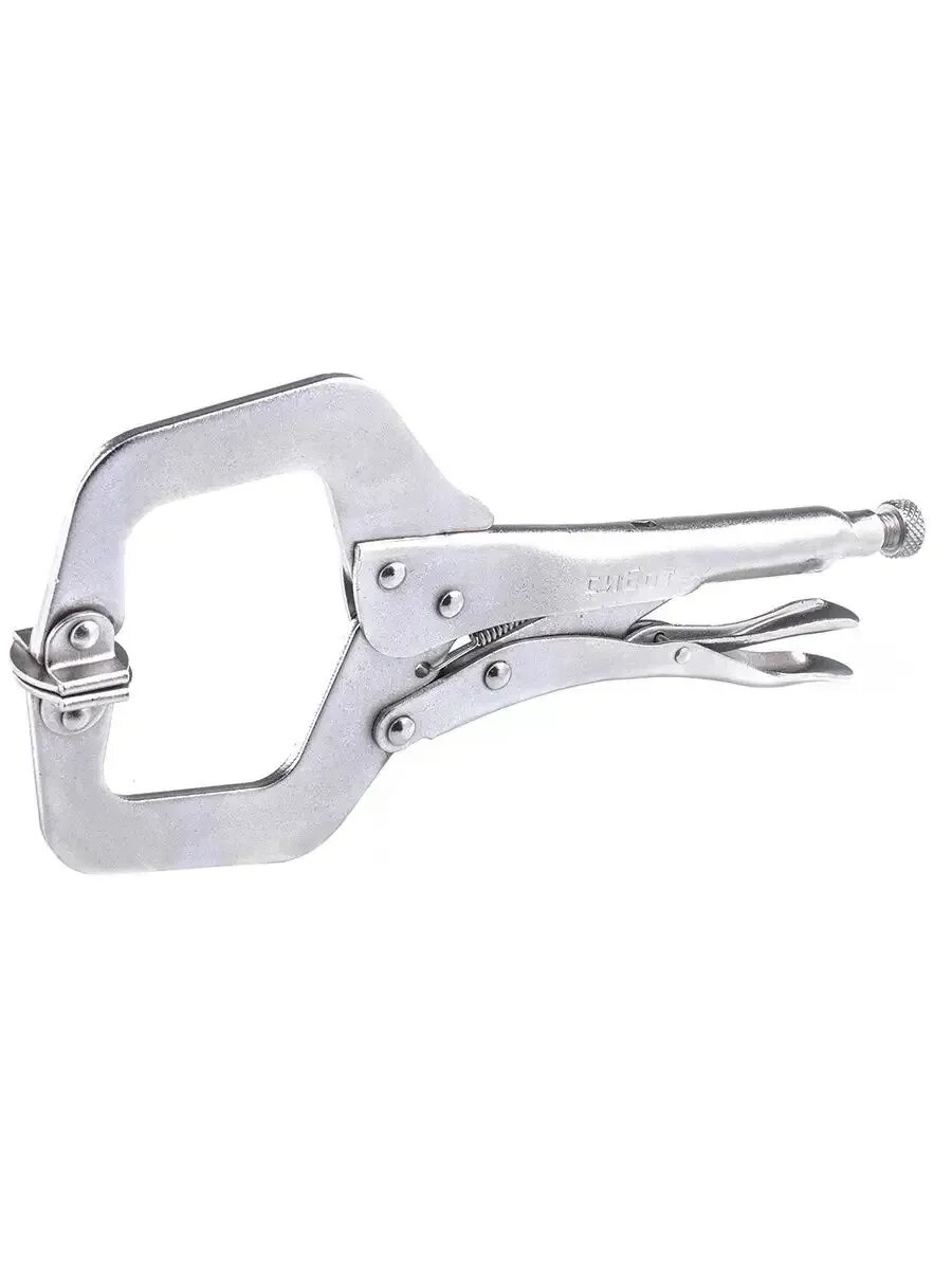 Фиксатор (зажим ручной), 270 мм, увел. захват, СИБРТЕХ 18426