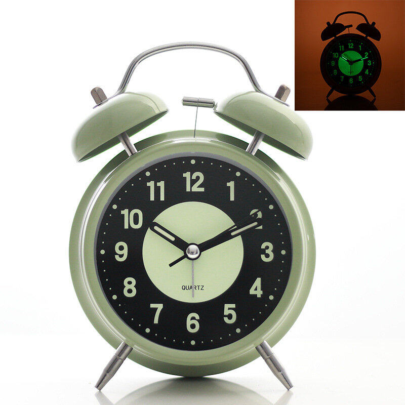 Супер громкий металлический будильник для студентов и детей, механический будильник для прикроватной тумбы, будильник в европейском стиле