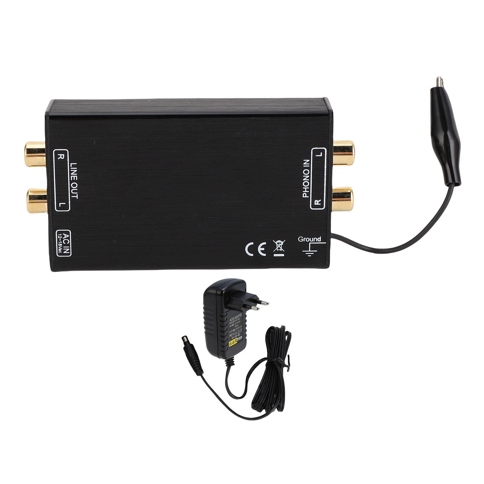 Фоно-предусилитель MM для проигрывателя, стерео, AV усилитель, EU Plug 230V