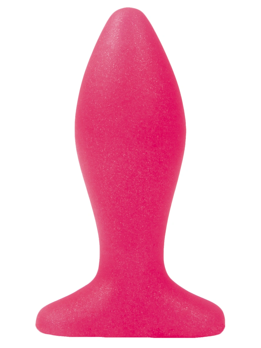 Анальная пробка, розовая, 10см