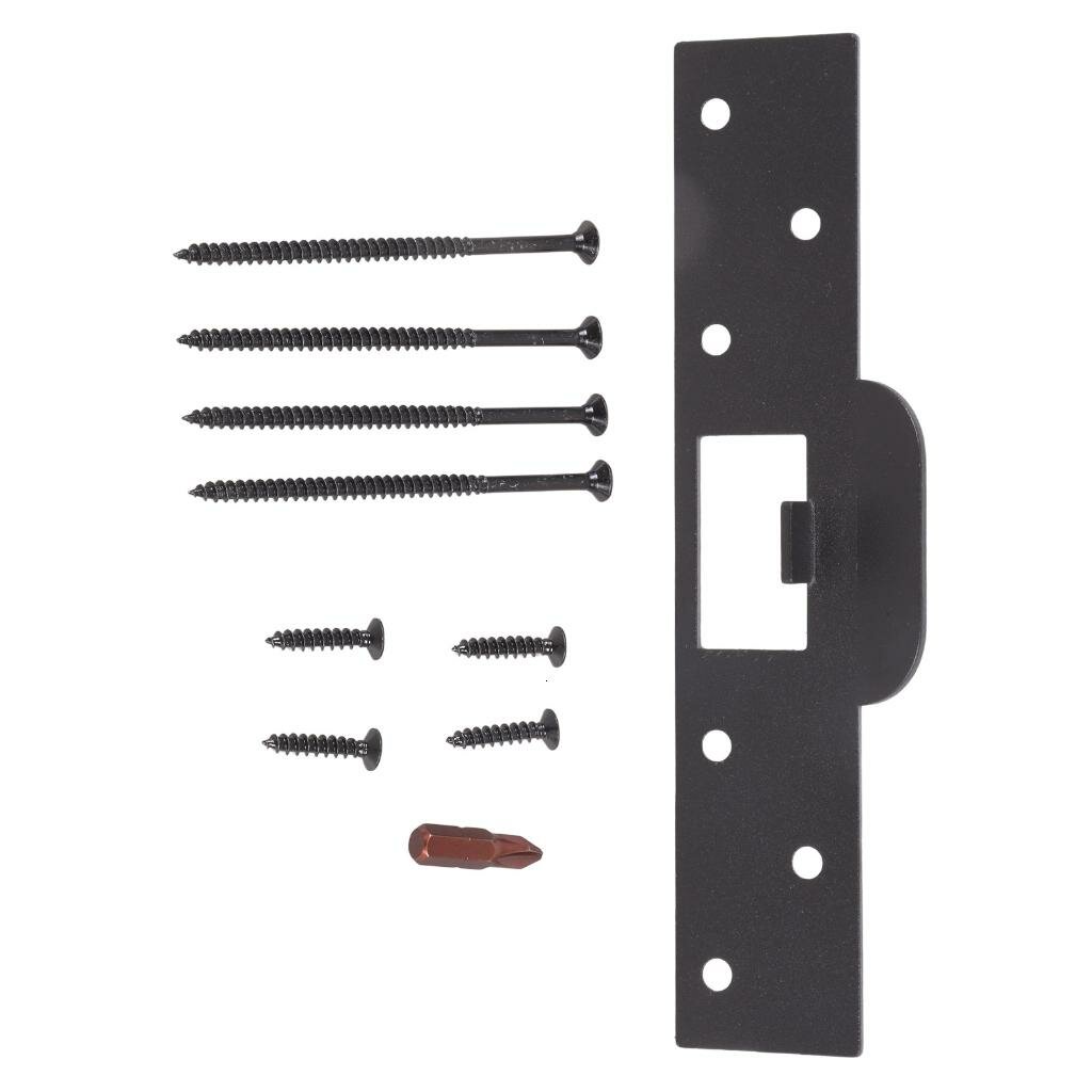 Усиленная пластина для дверной коробки, Черный