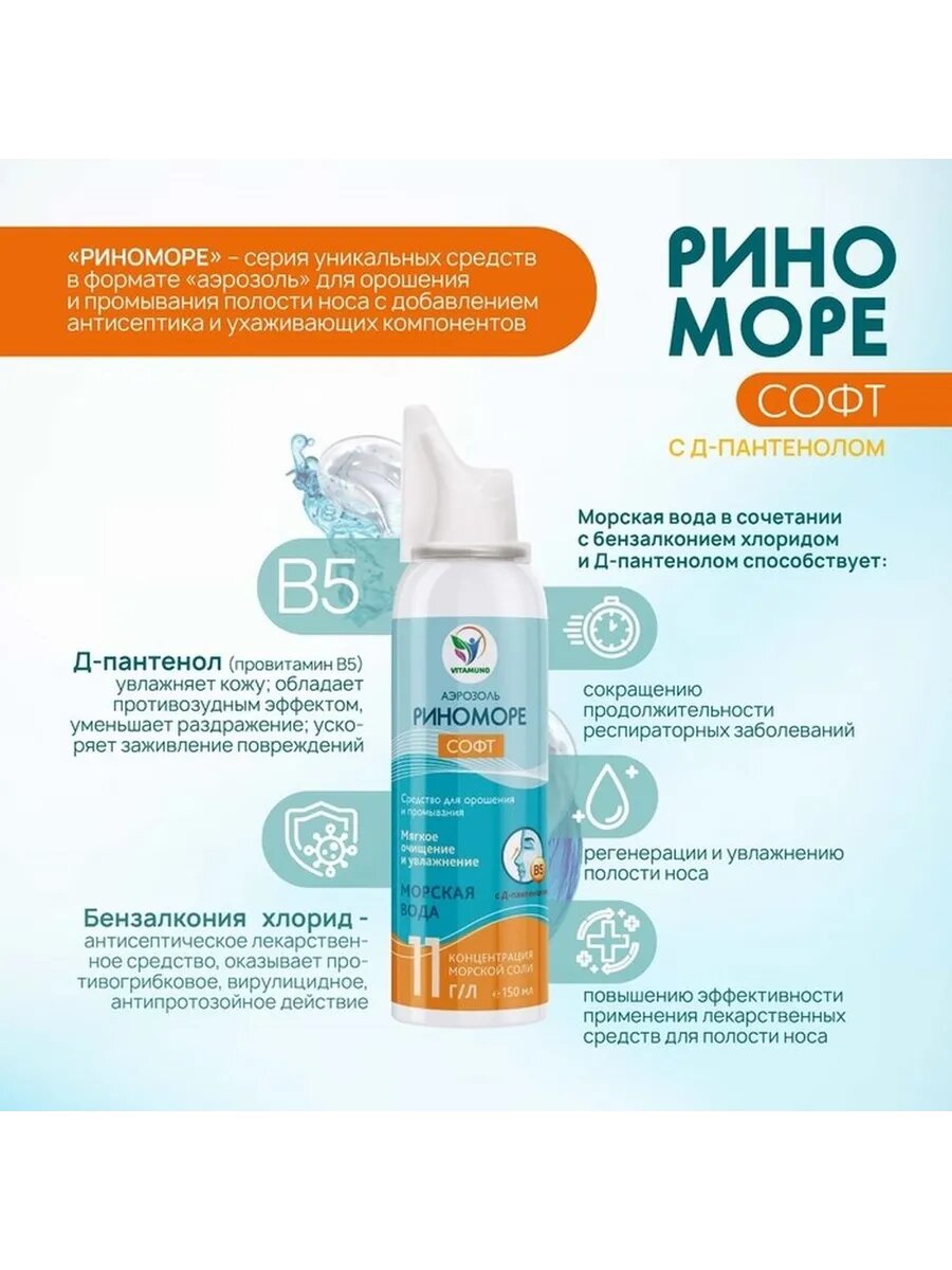 Увлажняющий спрей для носа с пантенолом