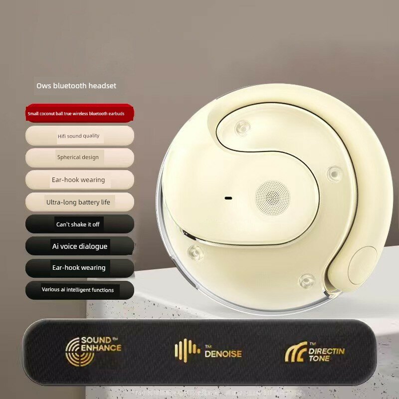 Новые маленькие наушники-шарики Bluetooth, беспроводные накладные, с ультрадолгим временем автономной работы,