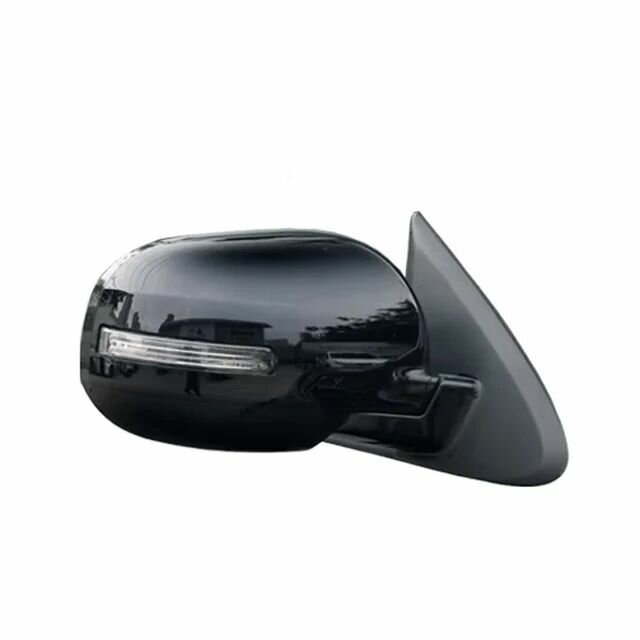 Автомобильное боковое зеркало в сборе для Mitsubishi Outlander 2013 2014 2015 2016 2017 2018, отражатель бокового зеркала, Черный, справа.