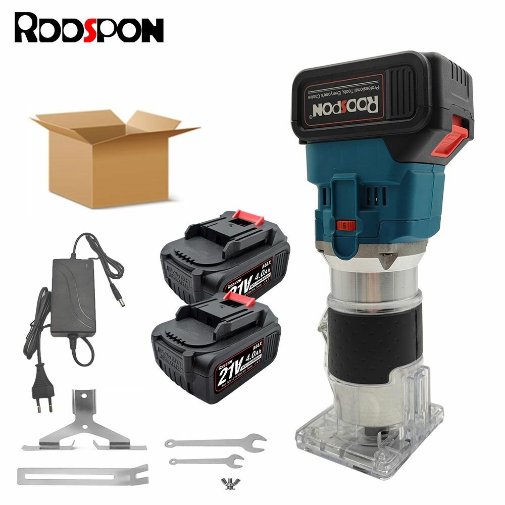 Фрезер по дереву аккумуляторный 18 v-21v 6 скоростей 800 Вт фрезерный станок дерево