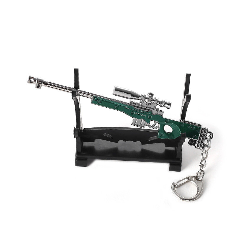 Креативный мини-пистолет 12 см брелок подвеска 98K металлическая модель AWM PUBG игра