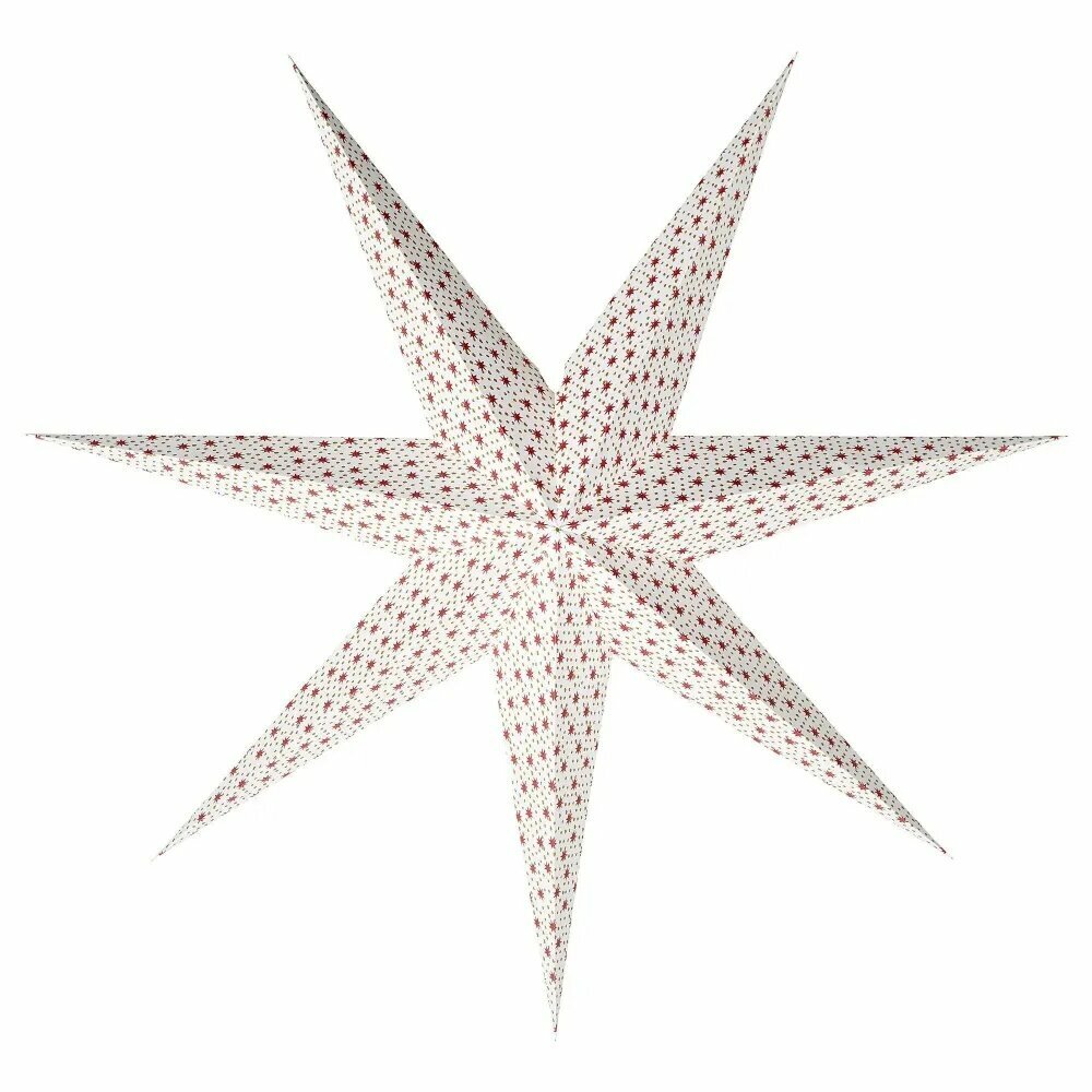 IKEA STRALA абажур, красно-белый, 90 см