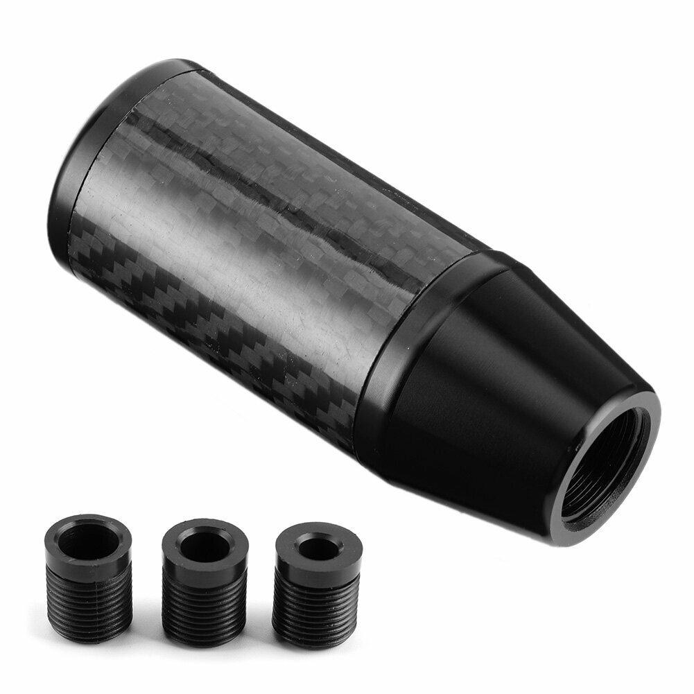 Рукоятка переключения передач в стиле карбонового волокна, универсальная, для механической коробки передач, прочная, легкая, сменный аксессуар.