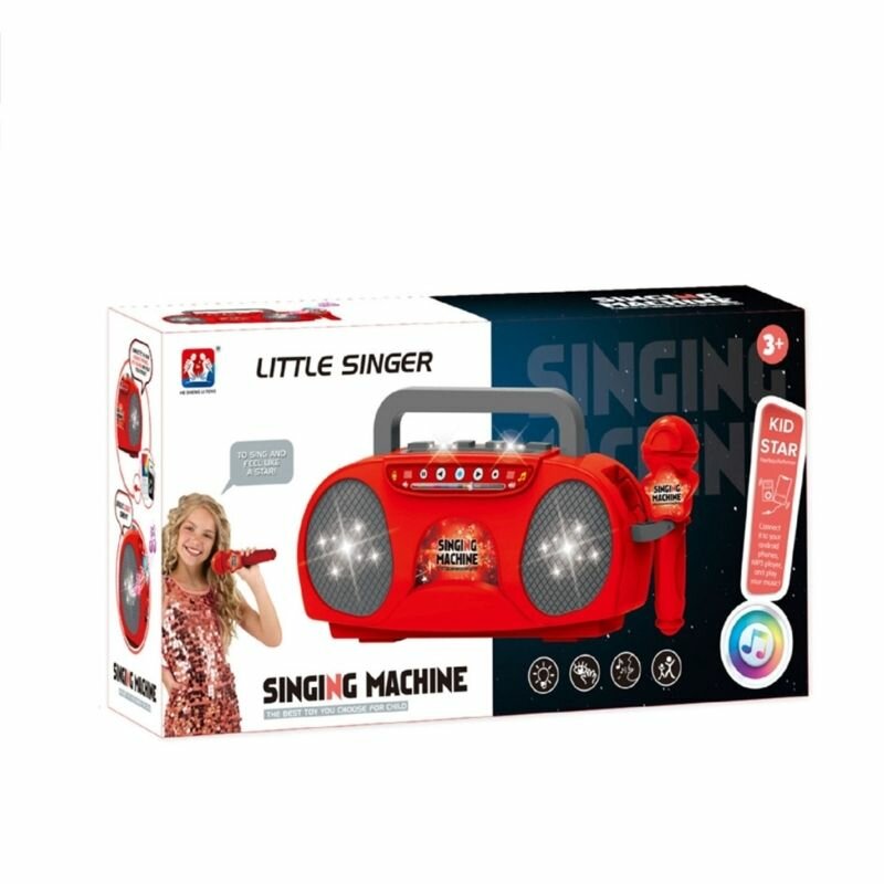 Детская поющая машина-5501A страстная красная машина