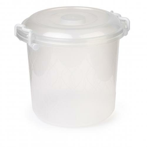 Контейнер 10Л С ручками круглый прозрачный 300*270*275 альтернатива