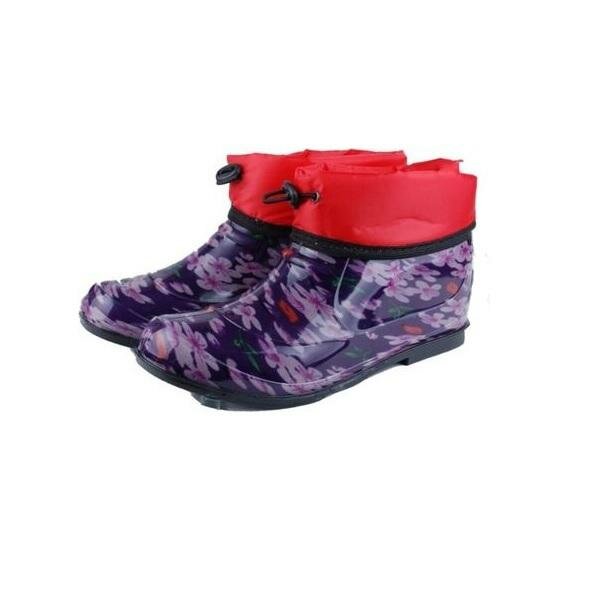 Обувь галоши женские ПВХ надставка фиксатор утепленные 10СМ разноцветные 71-1-ун р.39 ASD