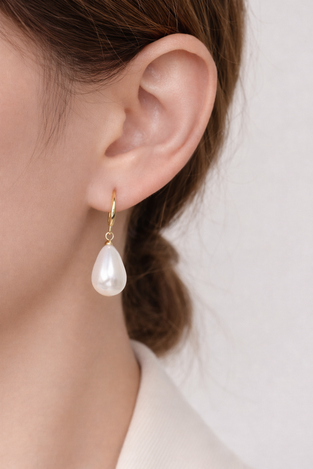 Серьги с подвесками, жемчуг имитация