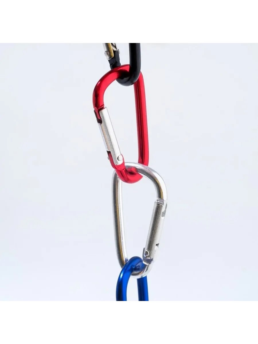 Набор металлических карабинов для активного отдыха