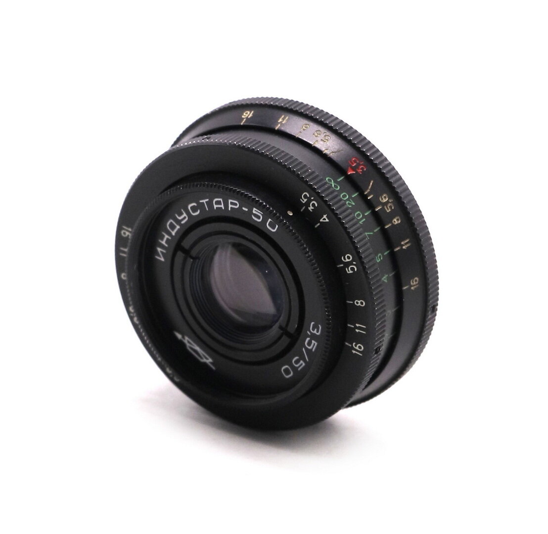 Объектив Индустар-50 3,5/50 зеркальный ранний
