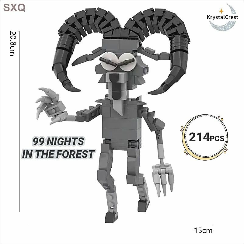 Конструктор "99 ночей в лесу", тематический набор для сборки по мотивам игры