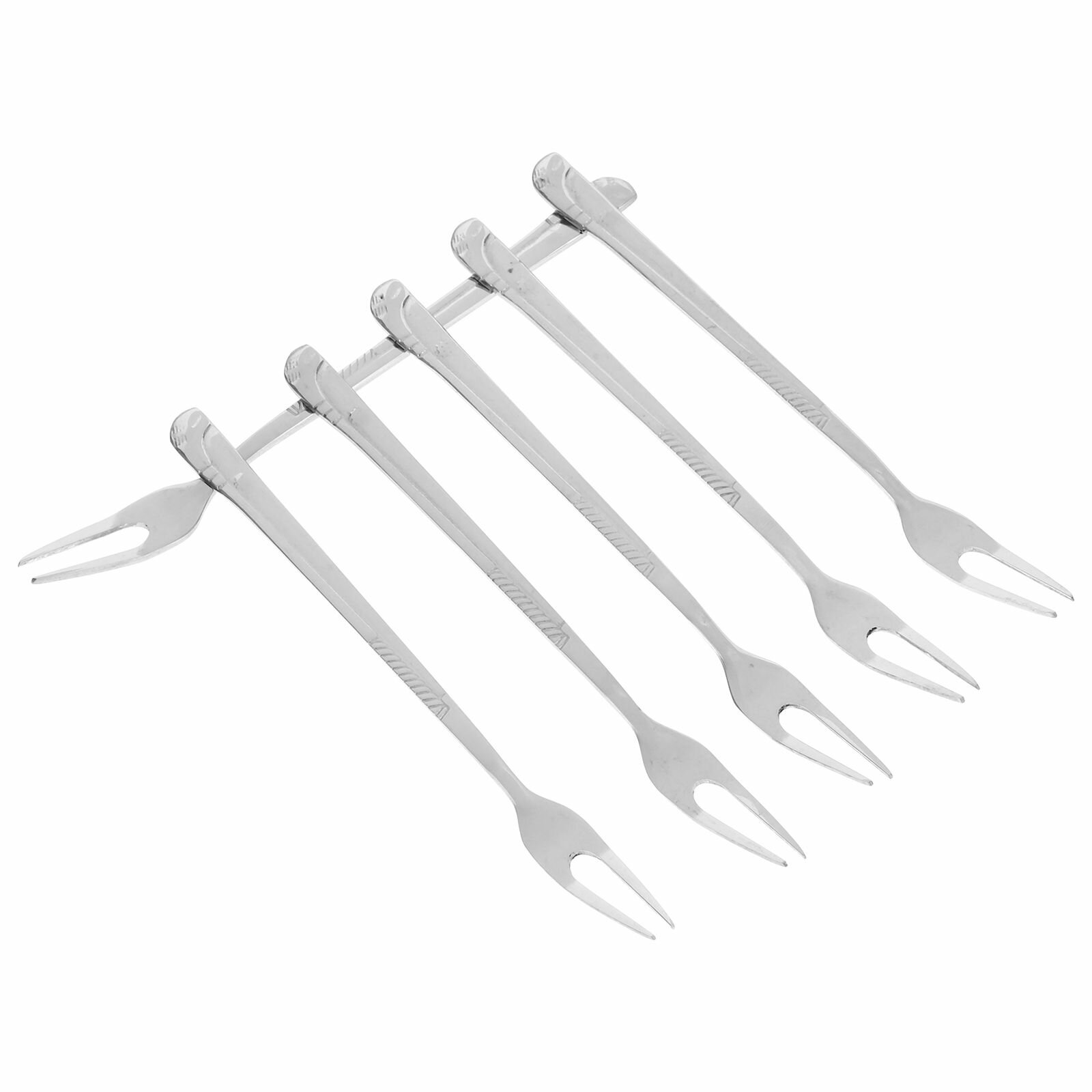 Вилка десертная серебристый