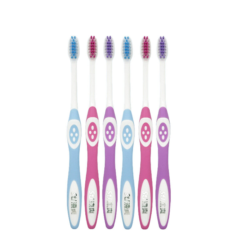 Ортодонтическая зубная щетка Shushuang с маленькой головкой V-образной формы для чистки брекетов, коррекция для взрослых, мягкая щетина, оптовая продажа