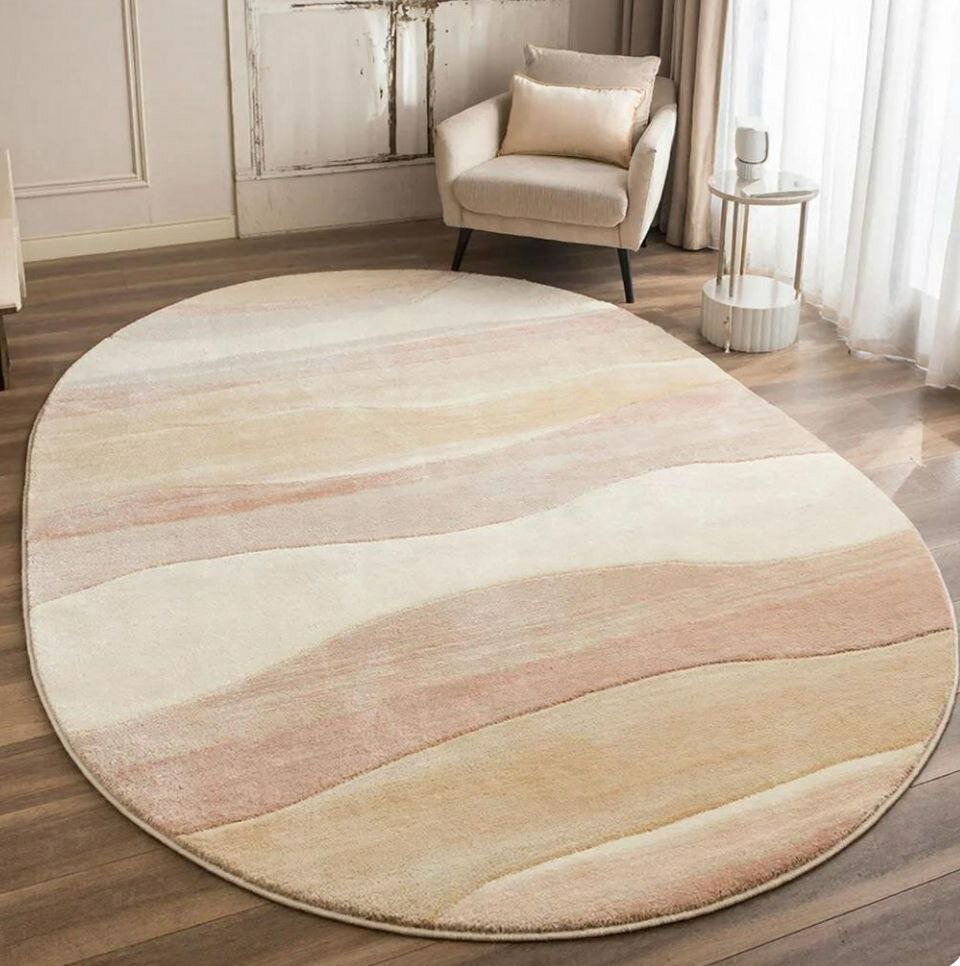 Ковер натуральный шерстяной ручной работы нестондартный тонкая нитка очень нежный и теплый размер 60 на 110