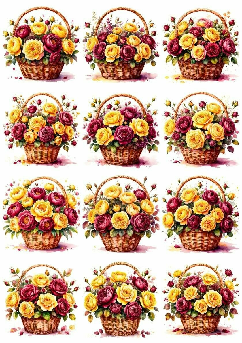 Водорастворимая картинка для мыла А4 к 8 марта