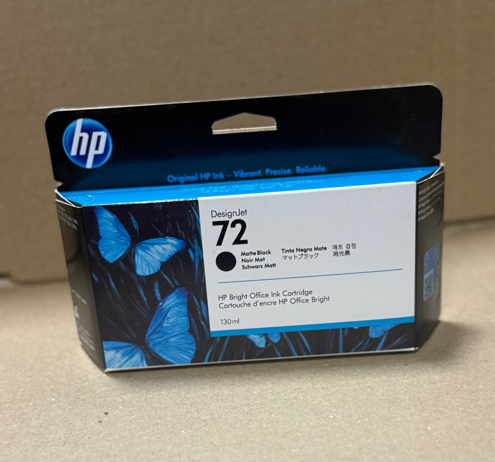 Картридж HP C9403A 72, водорастворимые чернила, для струйной печати, черный, матовый