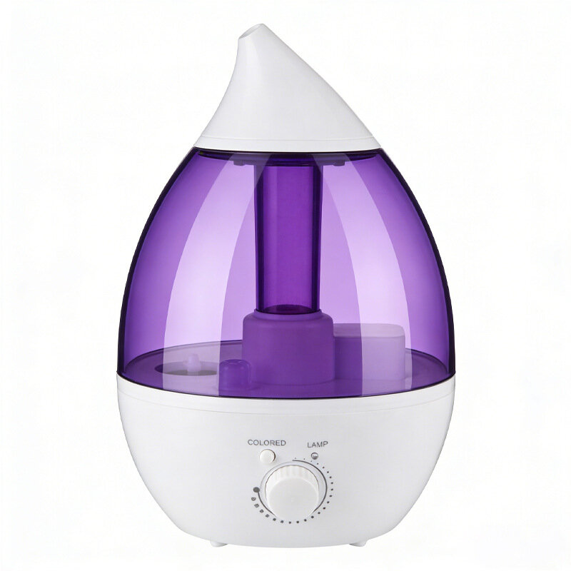 2.6L Ультразвуковой увлажнитель воздуха с каплями воды, большой объем тумана, ночник, ароматерапия, настольный, бесшумный, в наличии