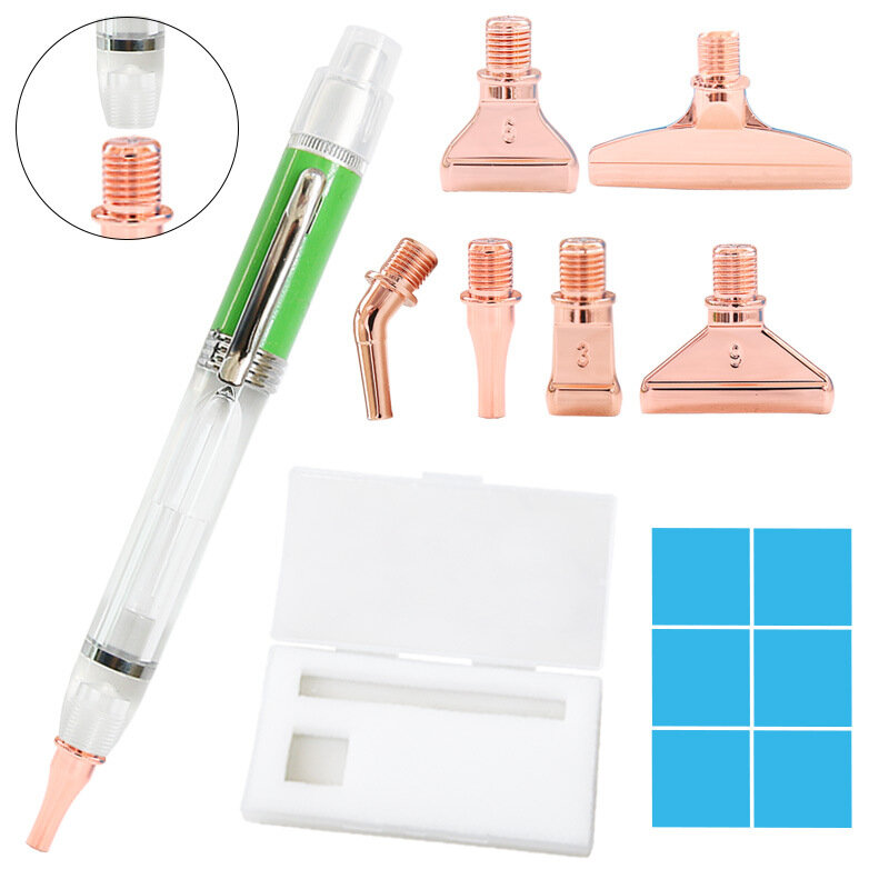 2026 Последняя модель алмазной живописи, светящаяся ручка для сверления, новая ручка с LED подсветкой, ночной металлический наконечник, набор инструментов для алмазной вышивки