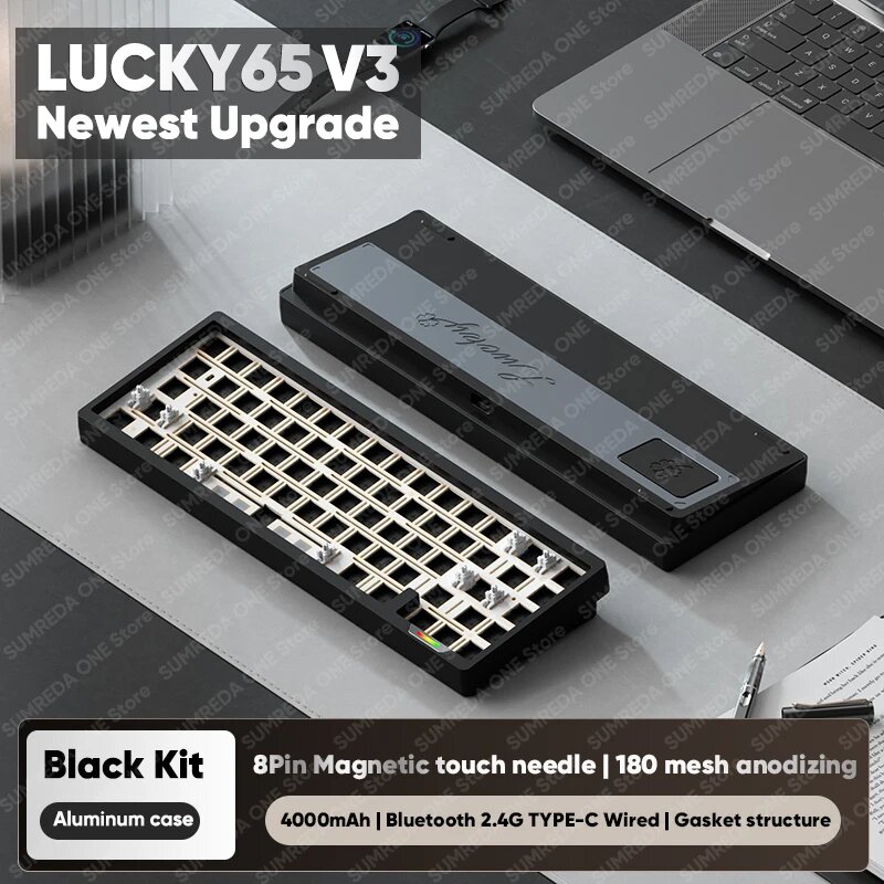 SUMREDA Lucky65 V3 Механическая клавиатура 63 клавиши RGB Lucky65 V3 Black