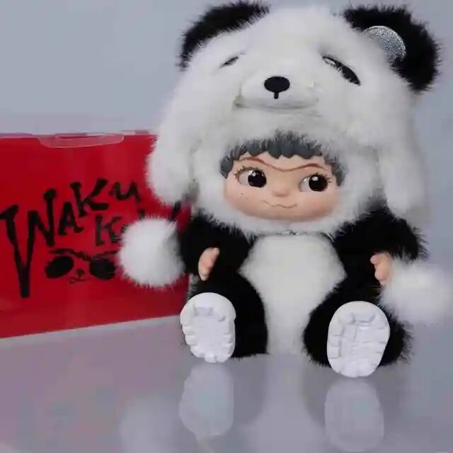 Новая оригинальная подвеска-шарм Wakuku Pangdada Panda, лимитированная серия, вдохновленная знаменитостями, в виде кавайных подарков на день рождения для мальчиков и девочек