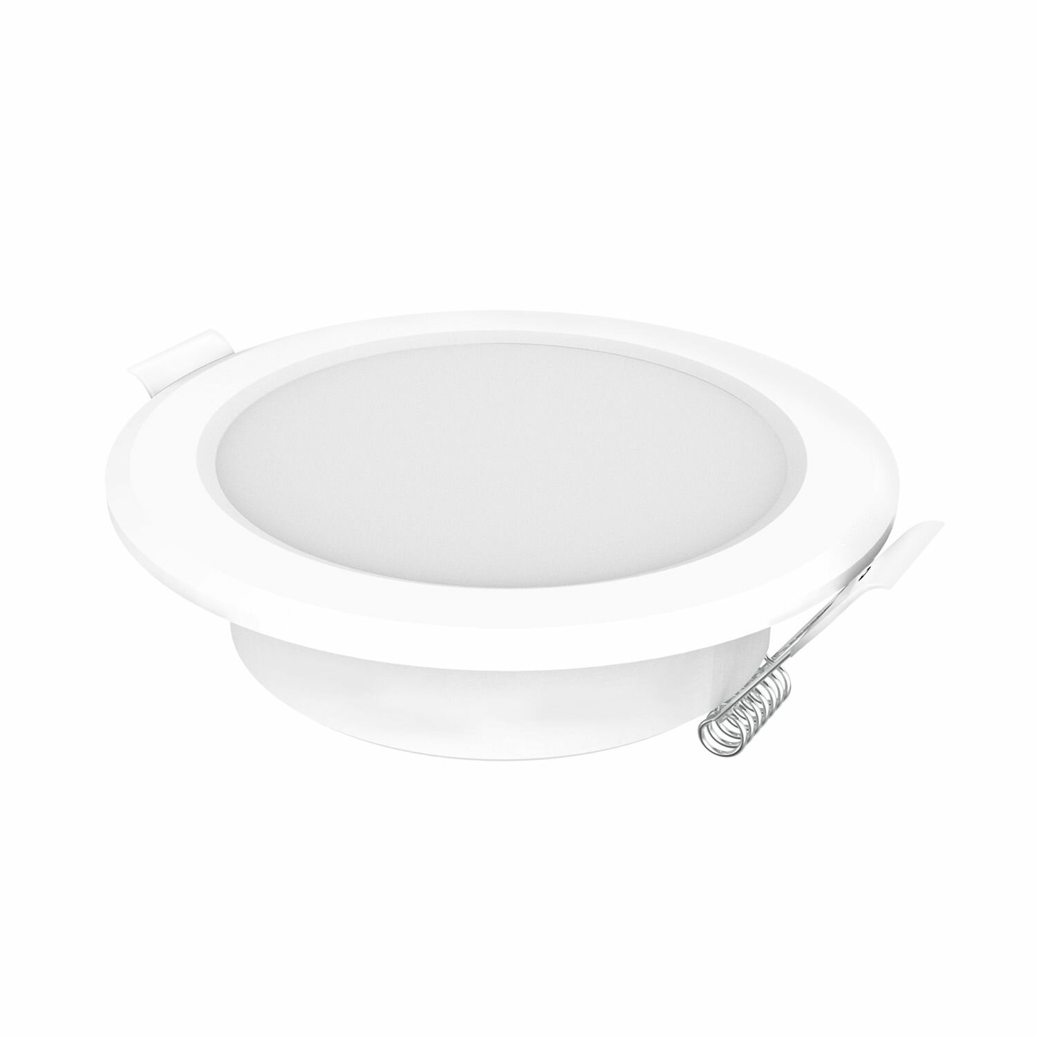 Светильник светодиодный Gauss ДВО, 5.5 Вт, 460 лм, 4000К, AC 220В, IP20, круг, D95х26 мм, 75 мм, Пластик, Elementary