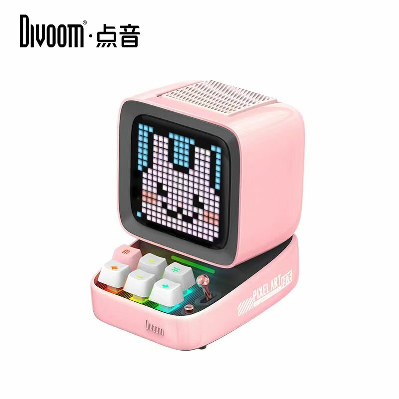 Портативная Bluetooth-колонка Divoom Ditoo Pro Pixel Art，pink