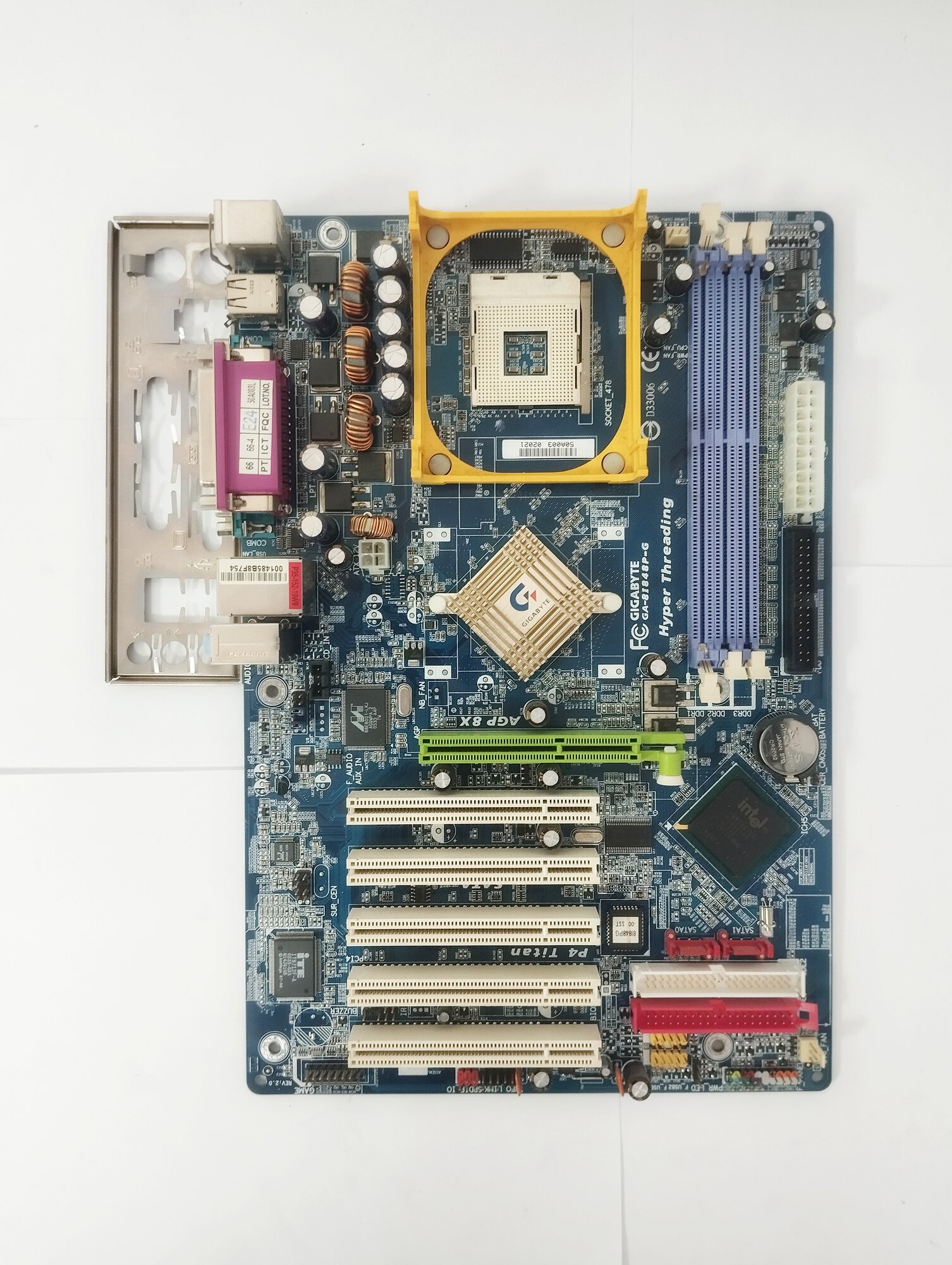Материнская плата Gigabyte GA-8I848P-G S478, 3xDDR, ATX