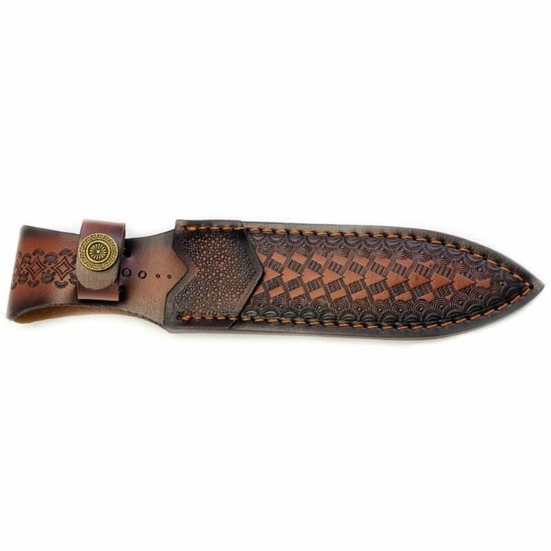 Ножны для набора ножей из воловьей кожи
