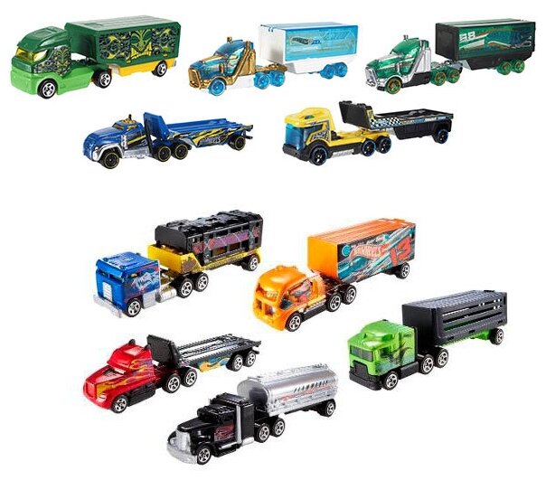 Машинка Mattel Hot Wheels BFM60 Хот Вилс Большие тягачи (в ассортименте)