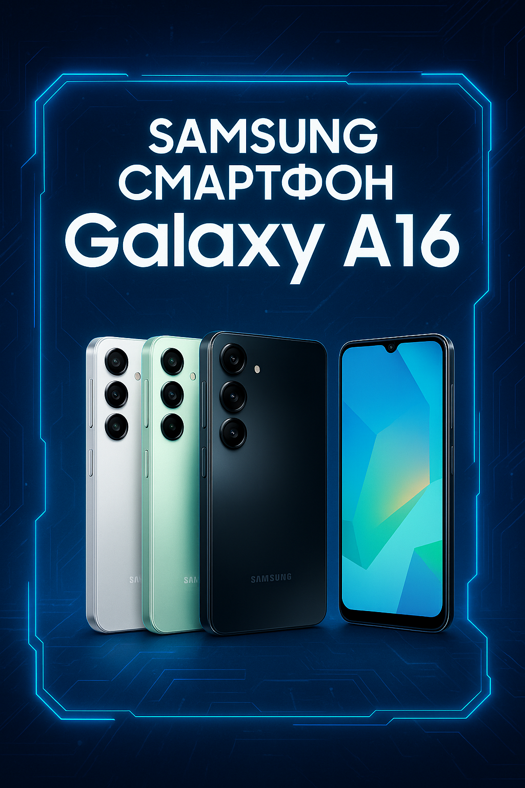 Samsung Смартфон Galaxy A16 4/128 ГБ, серый, светло-серый (Silver) - Global