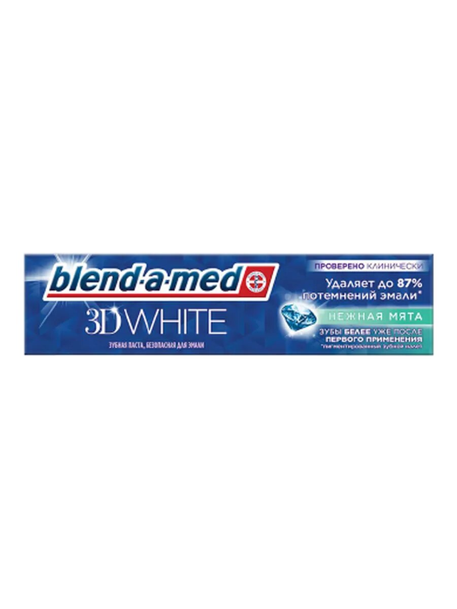 Blend-a-med Зубная паста 3D White Нежная Мята для безопасног