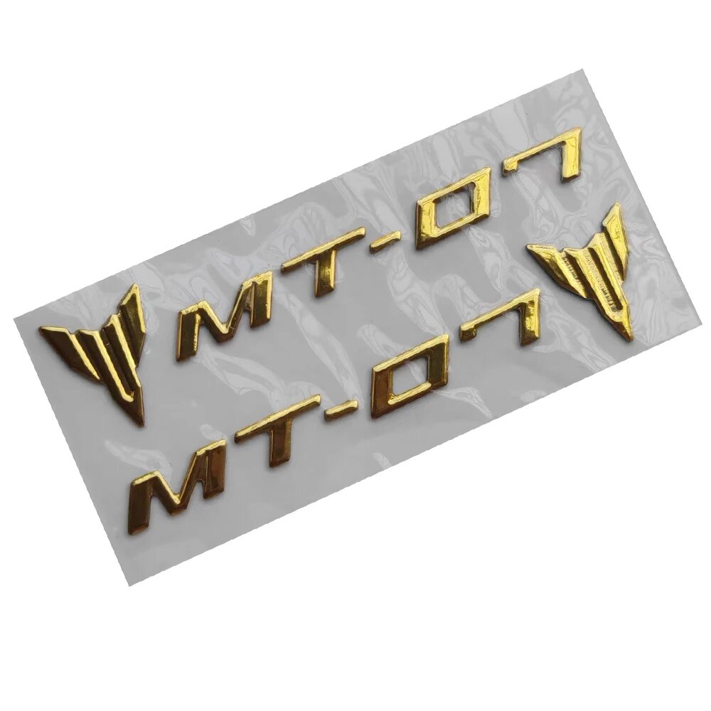 Наклейка на мотоцикл Yamaha MT-07 Gold