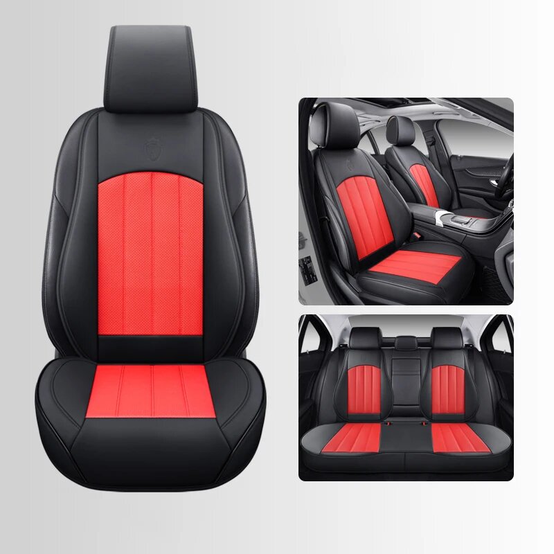 Универсальные автомобильные чехлы из воловьей кожи для lifan x60 chery tiggo 7 pro fiat 126p honda crv 2008 kia sportage 2017 5 PCS