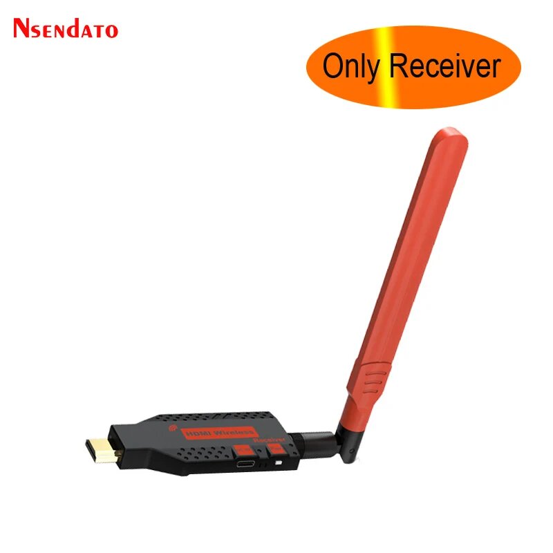 Беспроводной HDMI-удлинитель 4K 150M 1080P 1RX, EU Plug