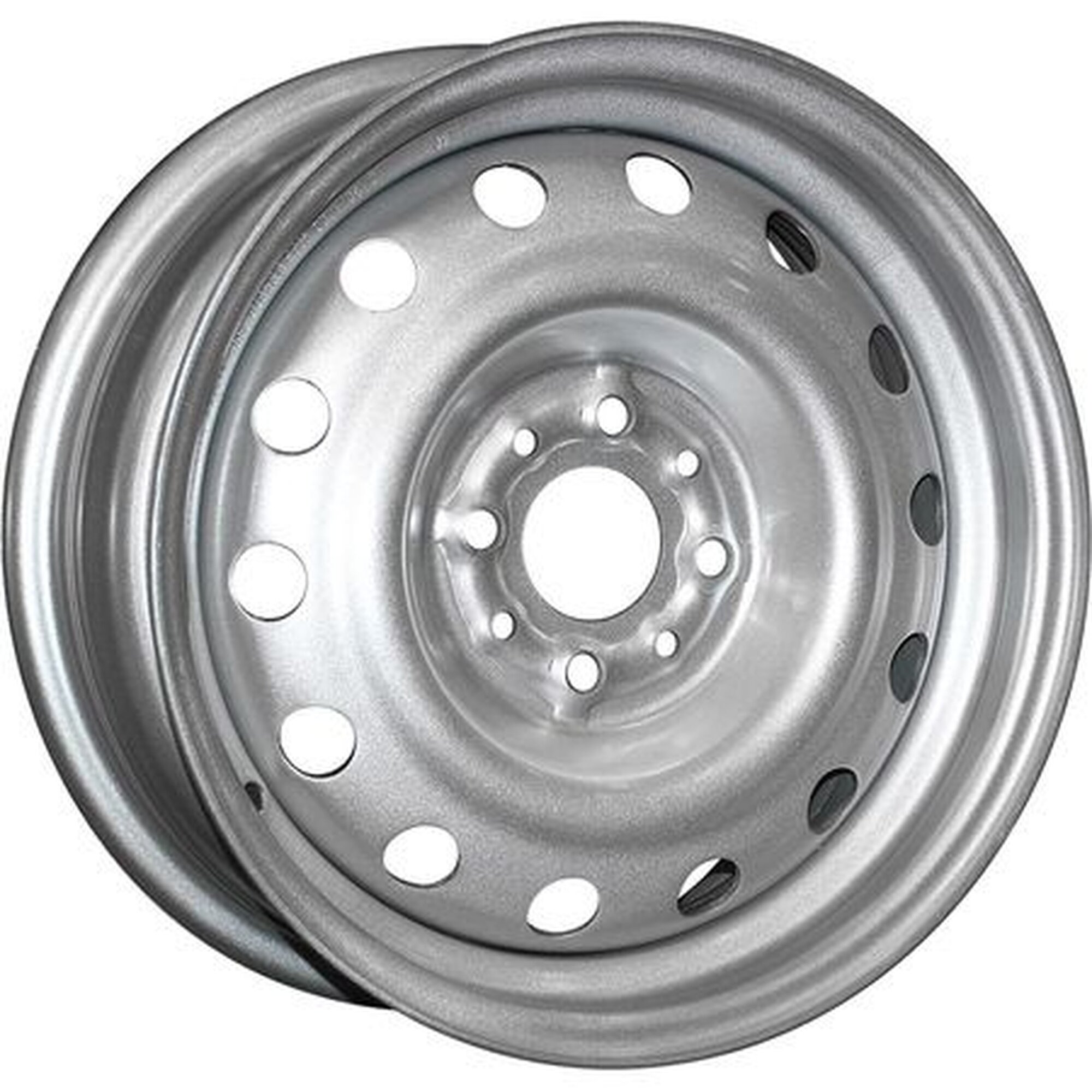 Колесный штампованный диск TREBL 53B35B R14x5.5 4x98 ET35 CB58.6 Silver (12 отв.)