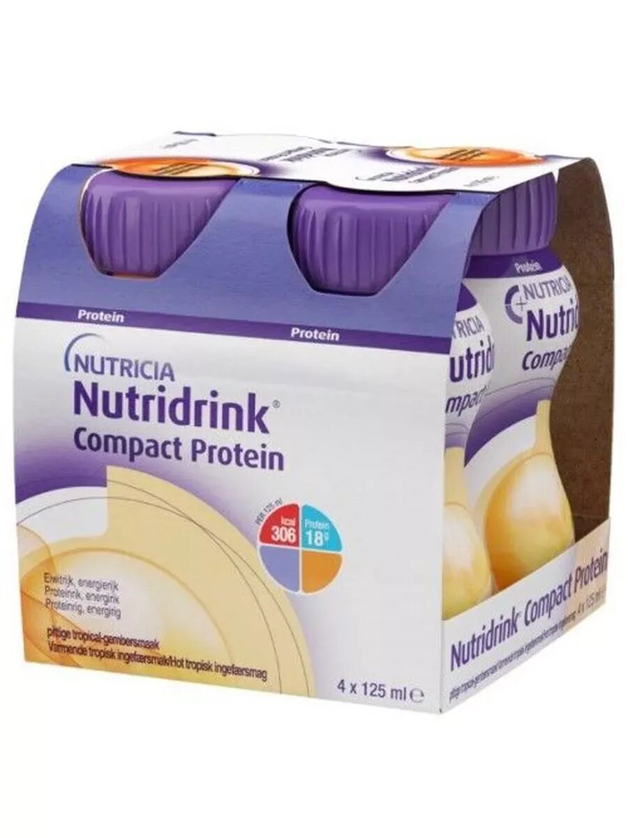 Нутридринк компакт протеин согревающий вкус имб 125мл -1шт.